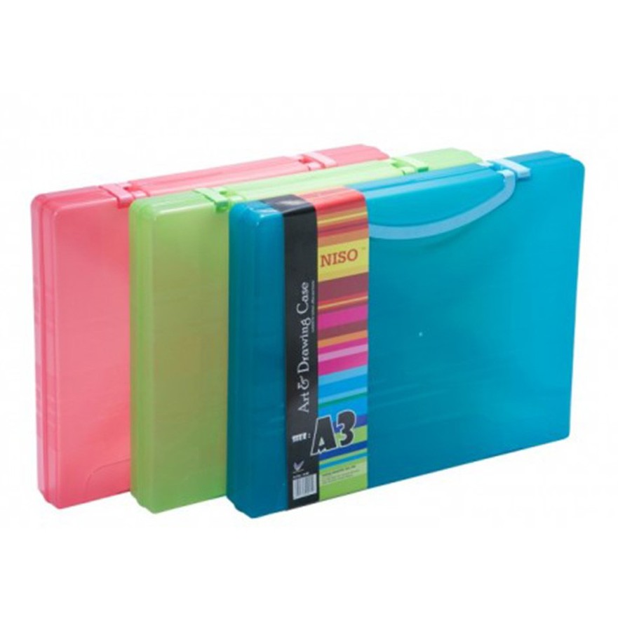 NISO A3 8160 Art & Drawing Case 2" 50mm plastic document case with ...