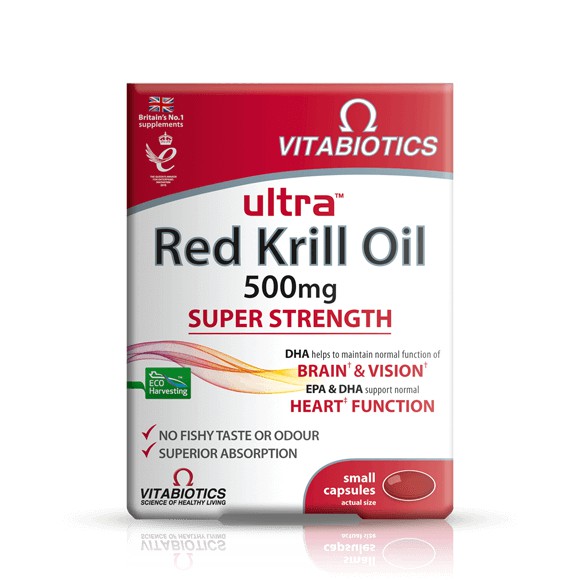 Vitabiotics Ultra Red Krill Oil 30 Capsules | Shopee Singapore