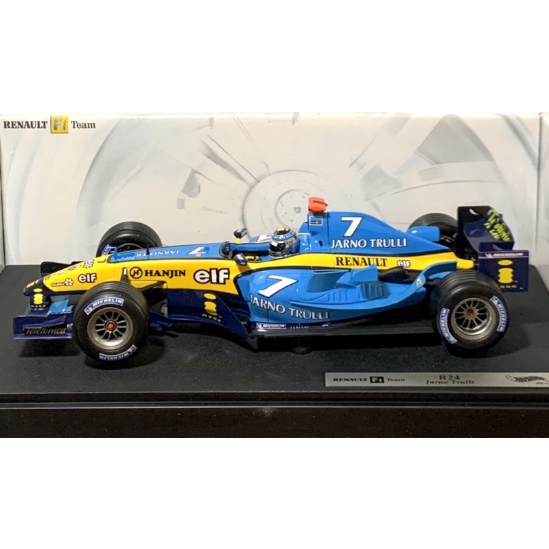 Hot Wheels Formula 1 1/18 Renault F1 R24 Jarno Trulli | Shopee Singapore