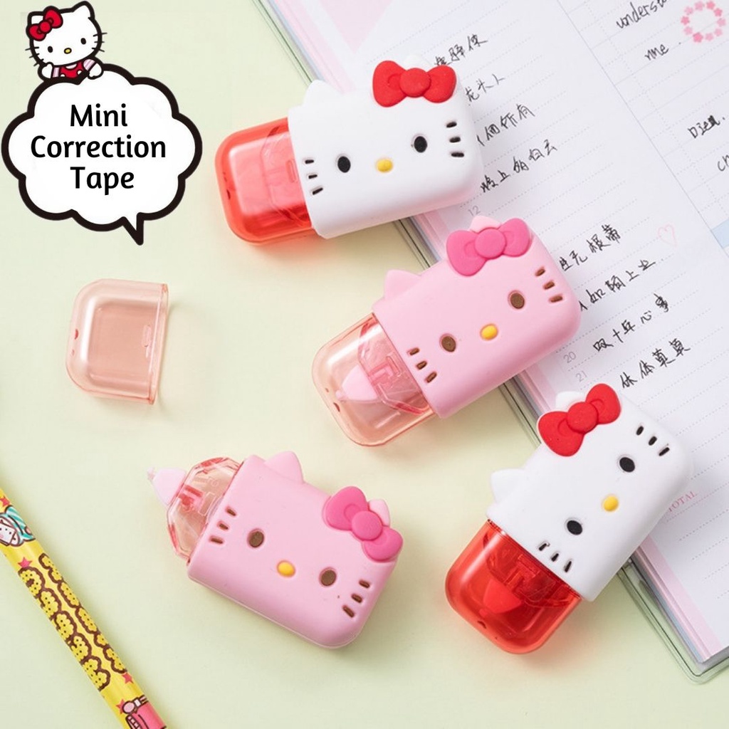 [SG Ready Stock] 6m Mini Correction Tape Refillable Hello Kitty Sumikko ...
