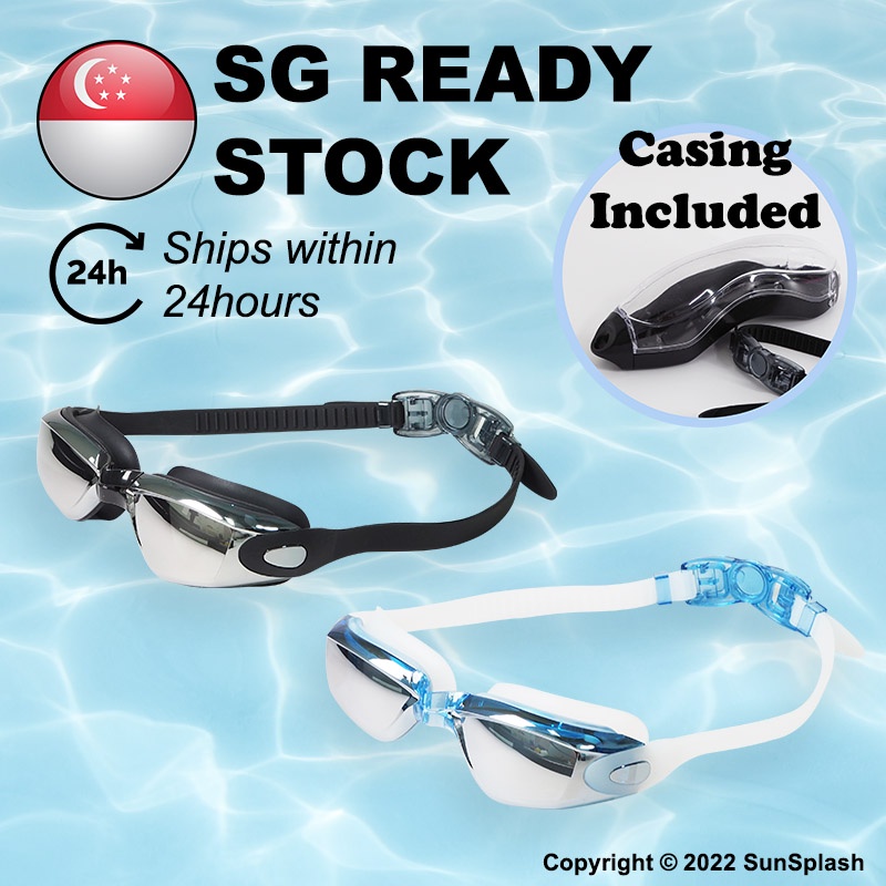 [SG Stock] Adult Swimming Goggles Quick Release Anti Fog UV Adjustable ...