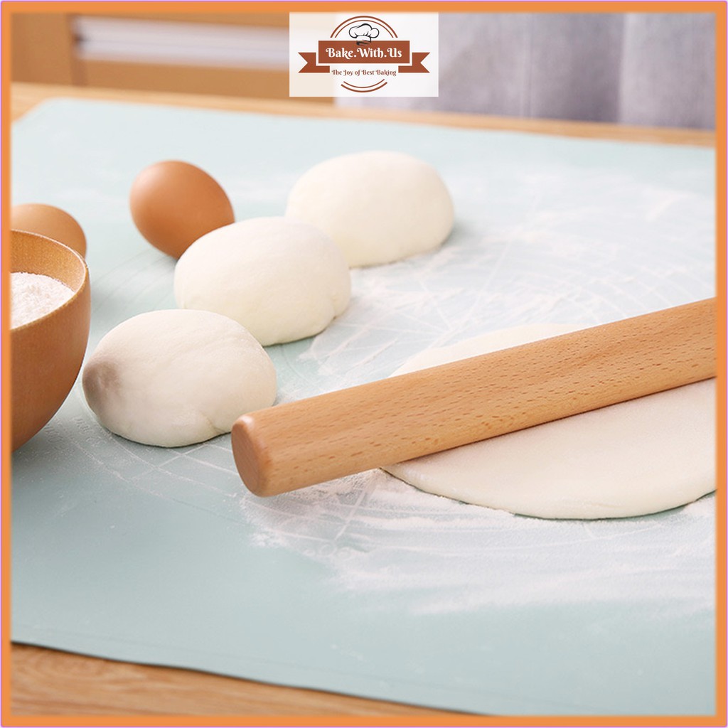 Bake Rolling Pin Beech Wood / Kayu Gelek (20cm / 30cm / 40cm) | Shopee ...