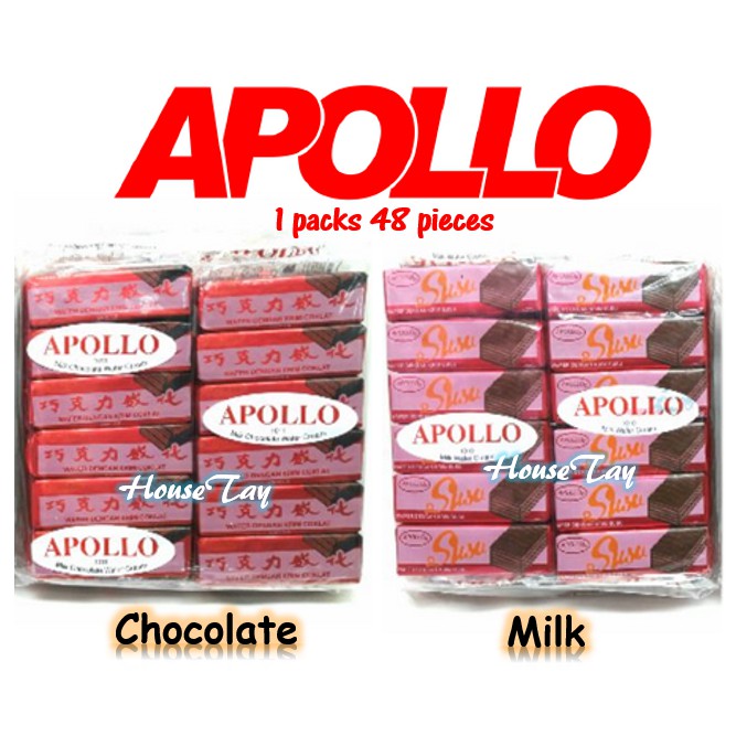 Apollo Wafer Cream 1010 /1011 [12g x 48 Pieces] | Shopee Singapore