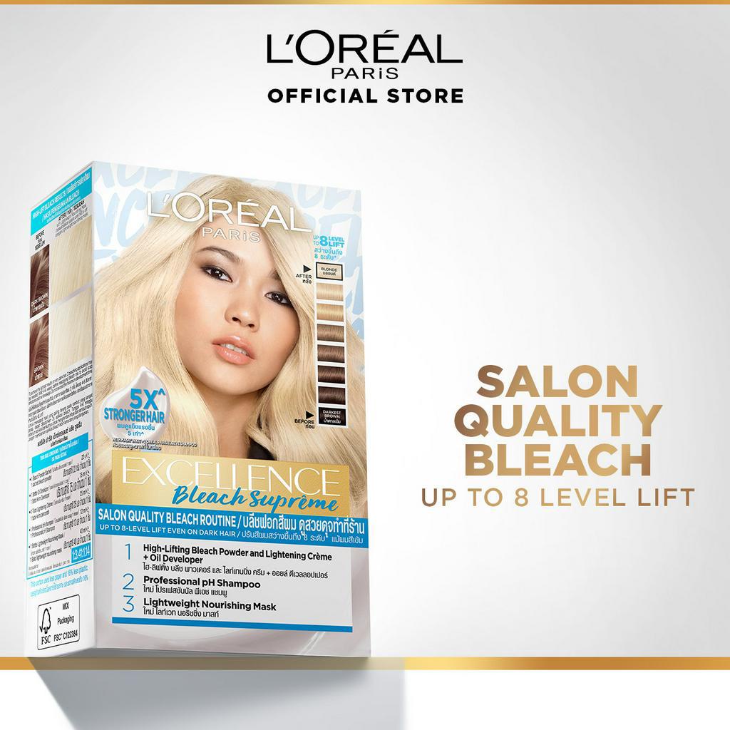 L'Oréal Paris Excellence Bleach Supreme Hair Color | Shopee Singapore