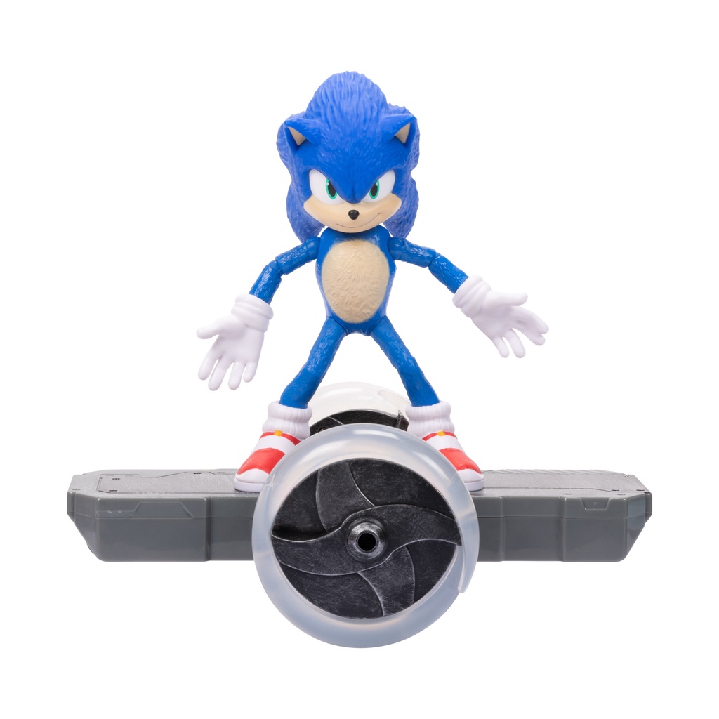 Sonic 2 The Hedgehog Sonic Speed R/C, Light Up Wheels, Turbo Boost, 360 ...