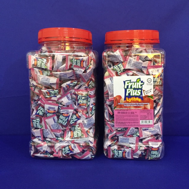 Fruits Plus Lychee Chewy Candy 1KG Early Childhood Snack Sugar Soft ...