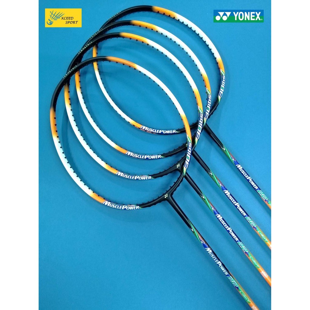 Yonex Badminton Racket MUSCLE POWER 22 Light (30lbs) + Free Grip ...
