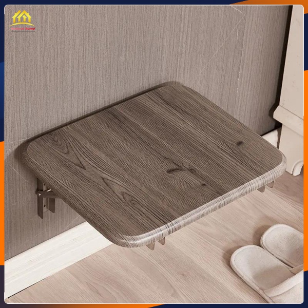 Folding Shoe Changing Stool Wall-Mounted Hidden Footstool Entrance ...