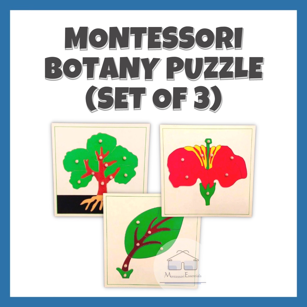 Montessori Botany Puzzle (Set of 3) | Shopee Singapore