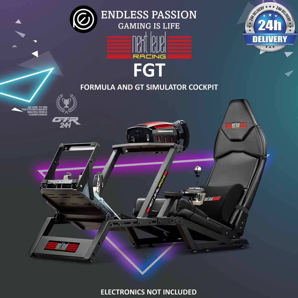 Next Level Racing F-GT Formula and GT Simulator Cockpit - NLR-S010 ...