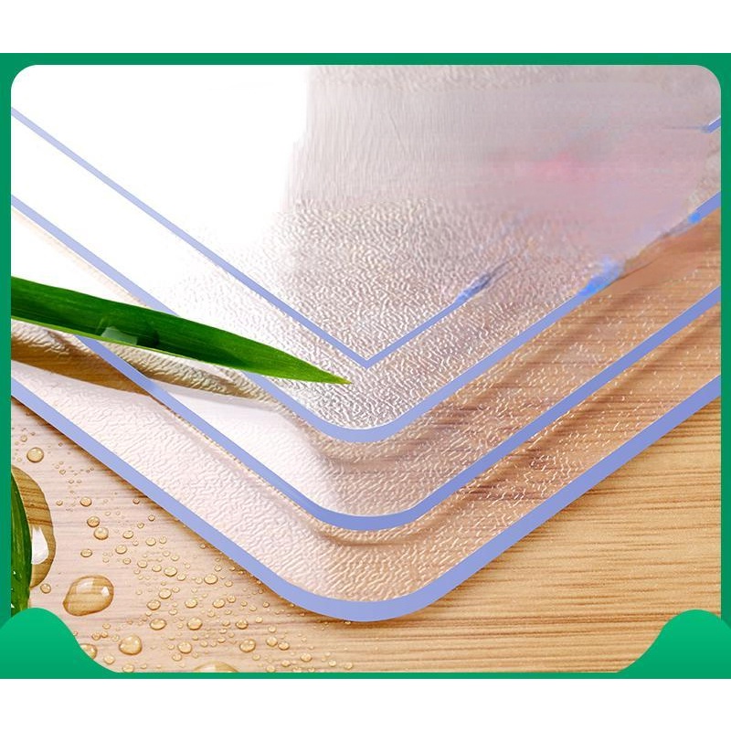 Transparent Waterproof Tablecloth Oilproof and Heatproof Soft Glass ...