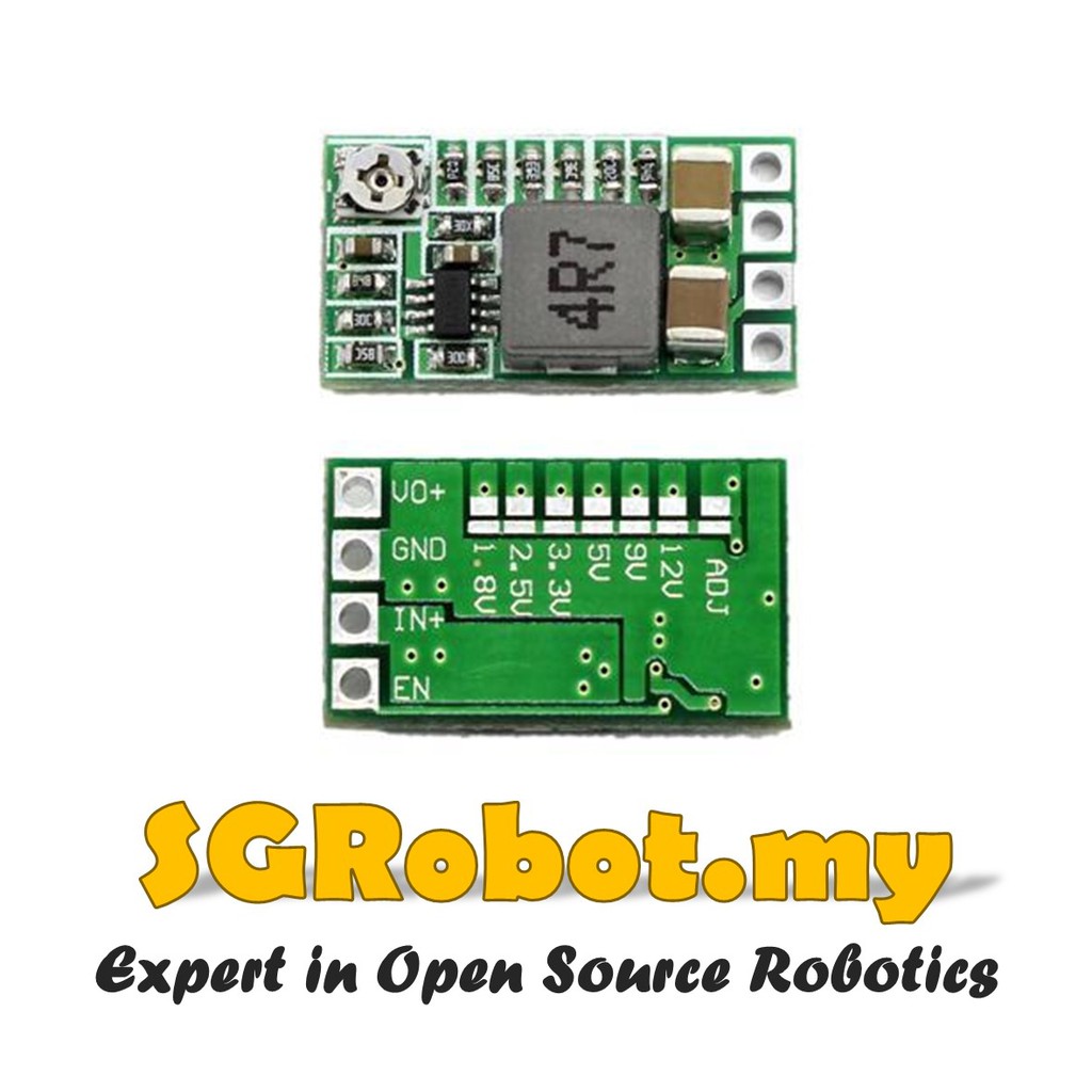 DC-DC 12-24V To 5V 3A Mini Adjustable Step Down Module Buck Converter ...