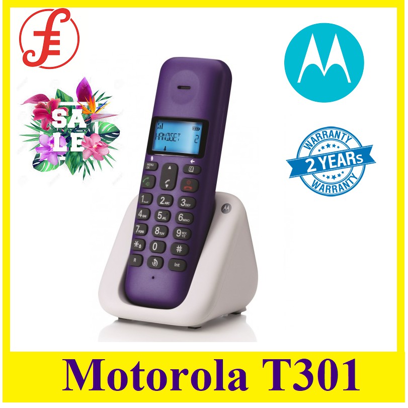 Motorola T301 Cordless Phone (T301) | Shopee Singapore