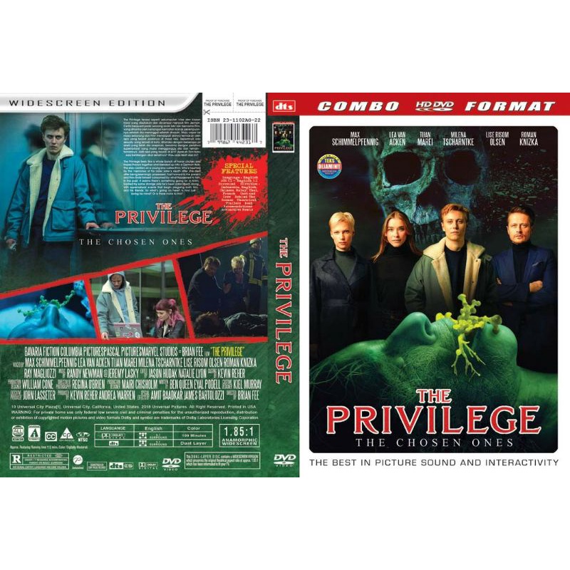 1pc DVD Movies Horror Film the Privilege 2022 by Max Schimmelfennig ...