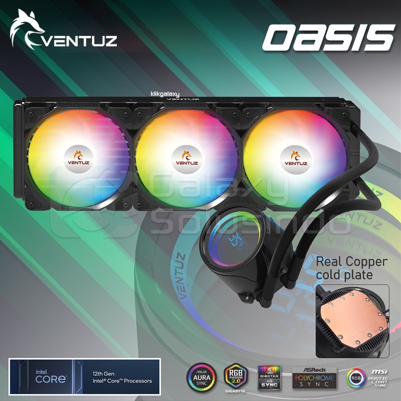 Ventuz Oasis Chroma 360 ARGB Liquid Cooler | Shopee Singapore