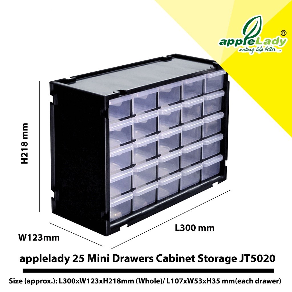 25 Mini Drawer Cabinet/Tahan Lasak 25 laci kecil kabinet ...