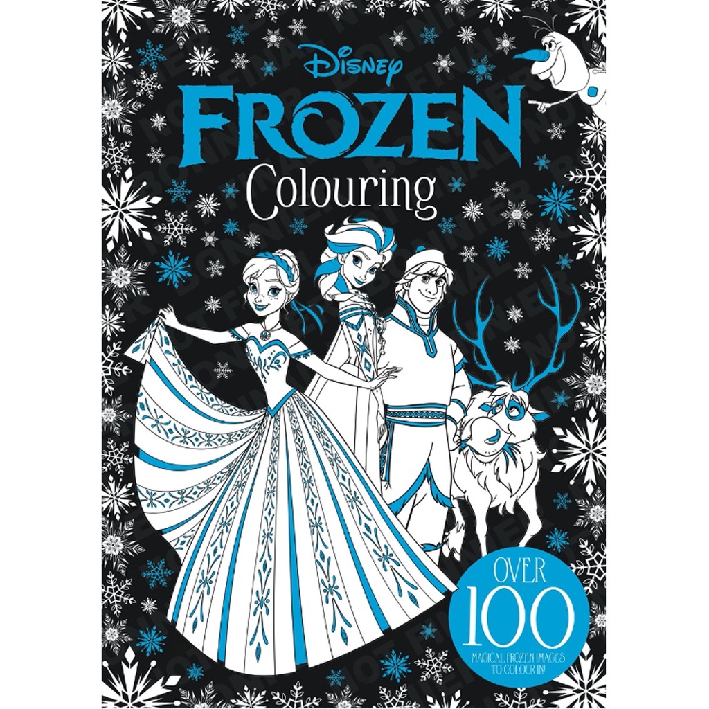 Disney Frozen Colouring Book with 100+ Magical Images to Colour for ...