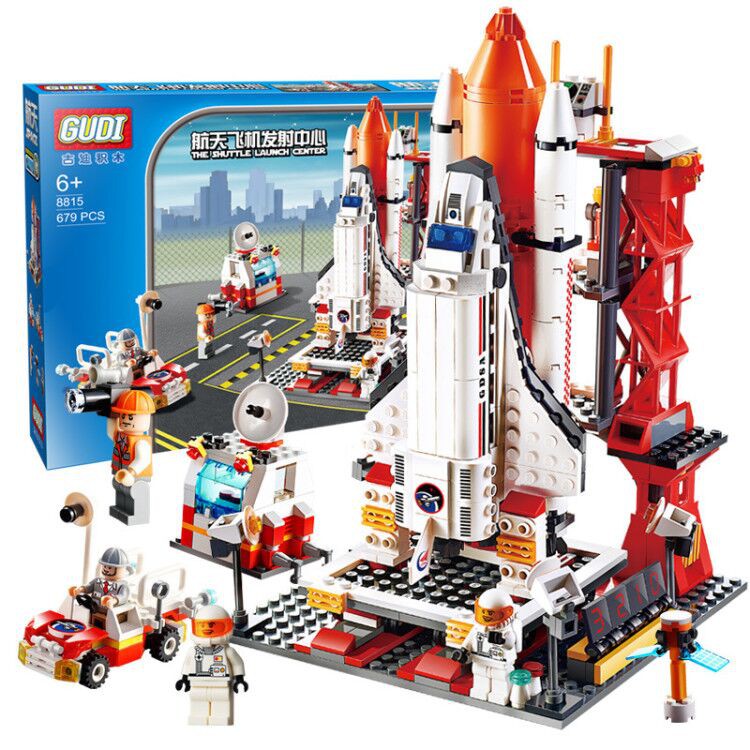 Gudi 8815 toy set Assembling Spaceship Control CENTER Model AEROSPACE ...