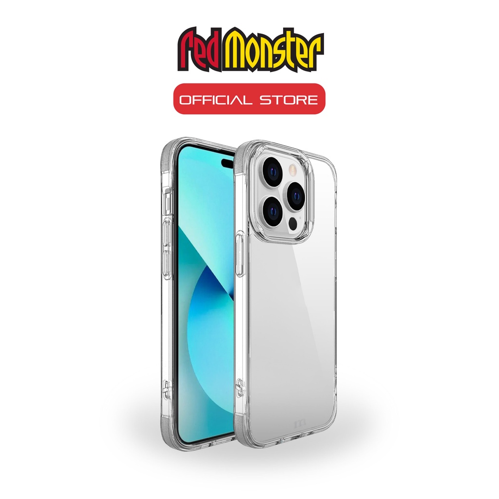 Red Monster Case for iPhone 14 Pro Max | 14 Pro | 14 Plus | 14 - Air (Armour Tough Naked Hard ...
