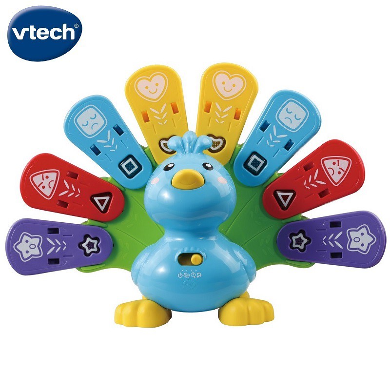 VTech Little Friendlies Feathers & Feelings Peacock for 2-5 Years-old ...