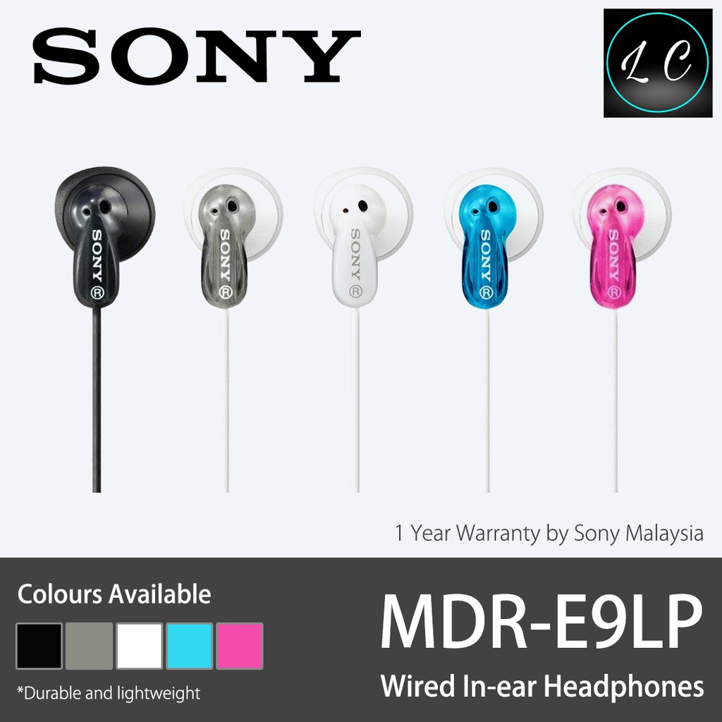 Sony MDR-E9LP Stereo In-Ear Earphone Earbuds Music Sound Lightweight ...