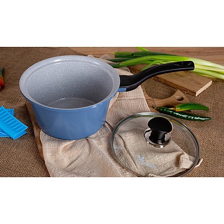 18cm ECORAMIC Pot with Magnetic Bottom and Korean Handle Size 18cm ...