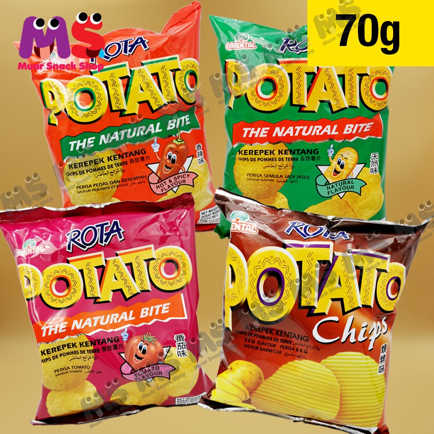 Oriental ROTA Potato Chips / Kerepek Kentang 70g 香脆薯片 | Shopee Singapore