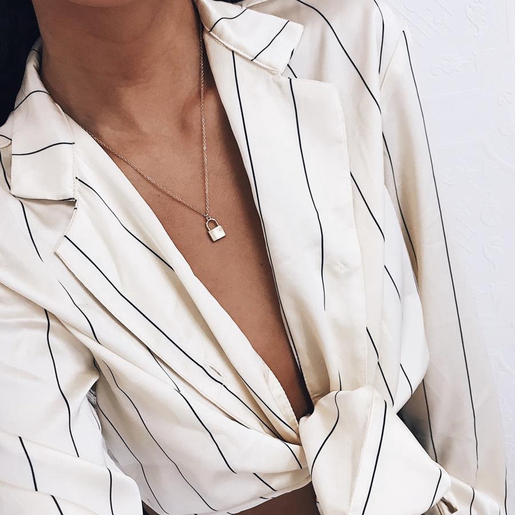 Golden Cross-border Creative Stylish Simple Three-dimensional Lock ...