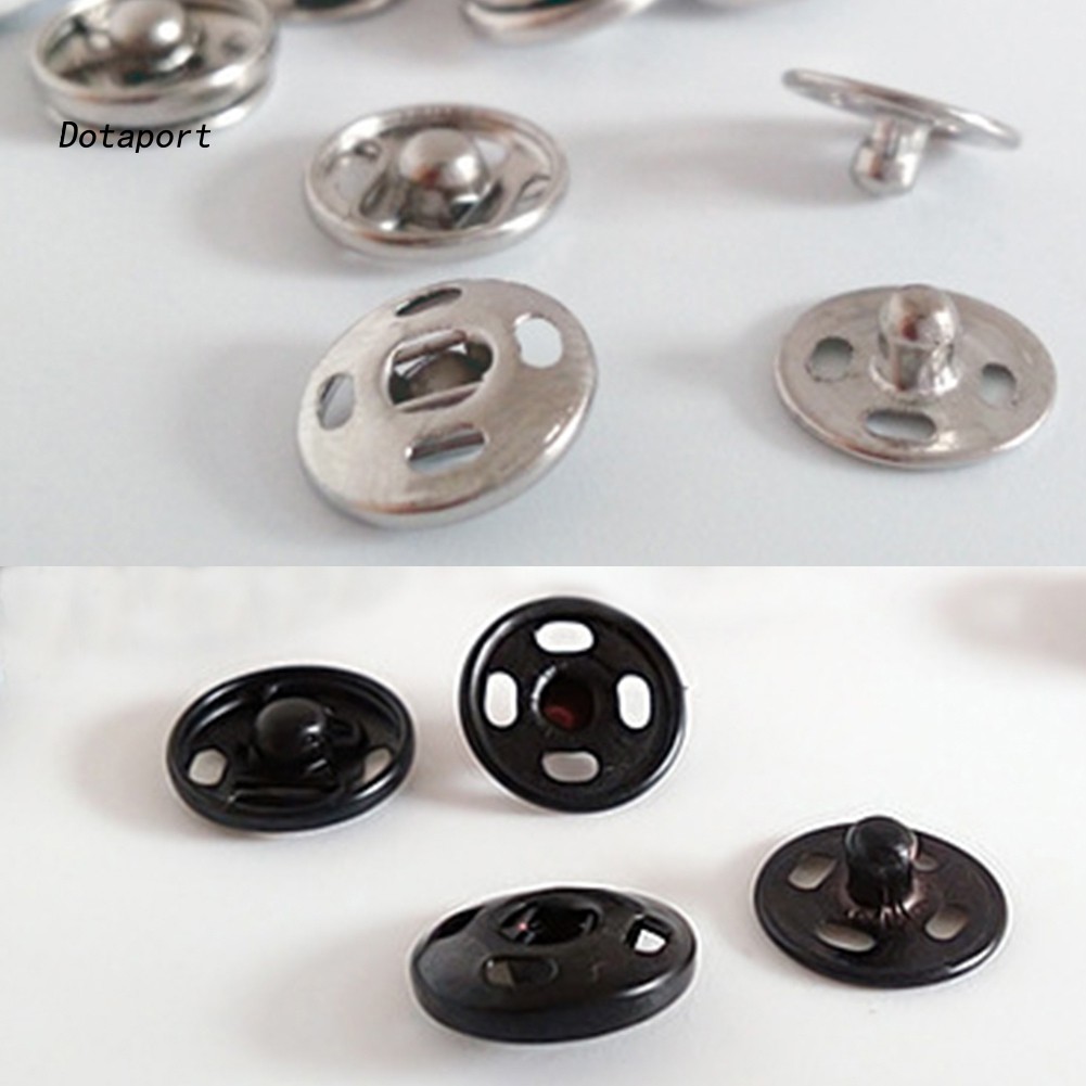 Dota_Small Metal Snap On Fasteners Press Button Stud Sewing Scrapbook ...
