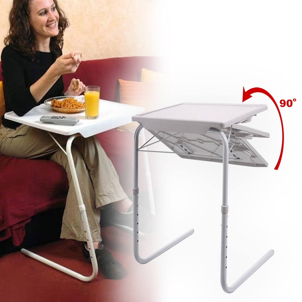 Table Mate II Folding Laptop Table Portable Laptop Notebook Folding Study Table foldable Rotate ...