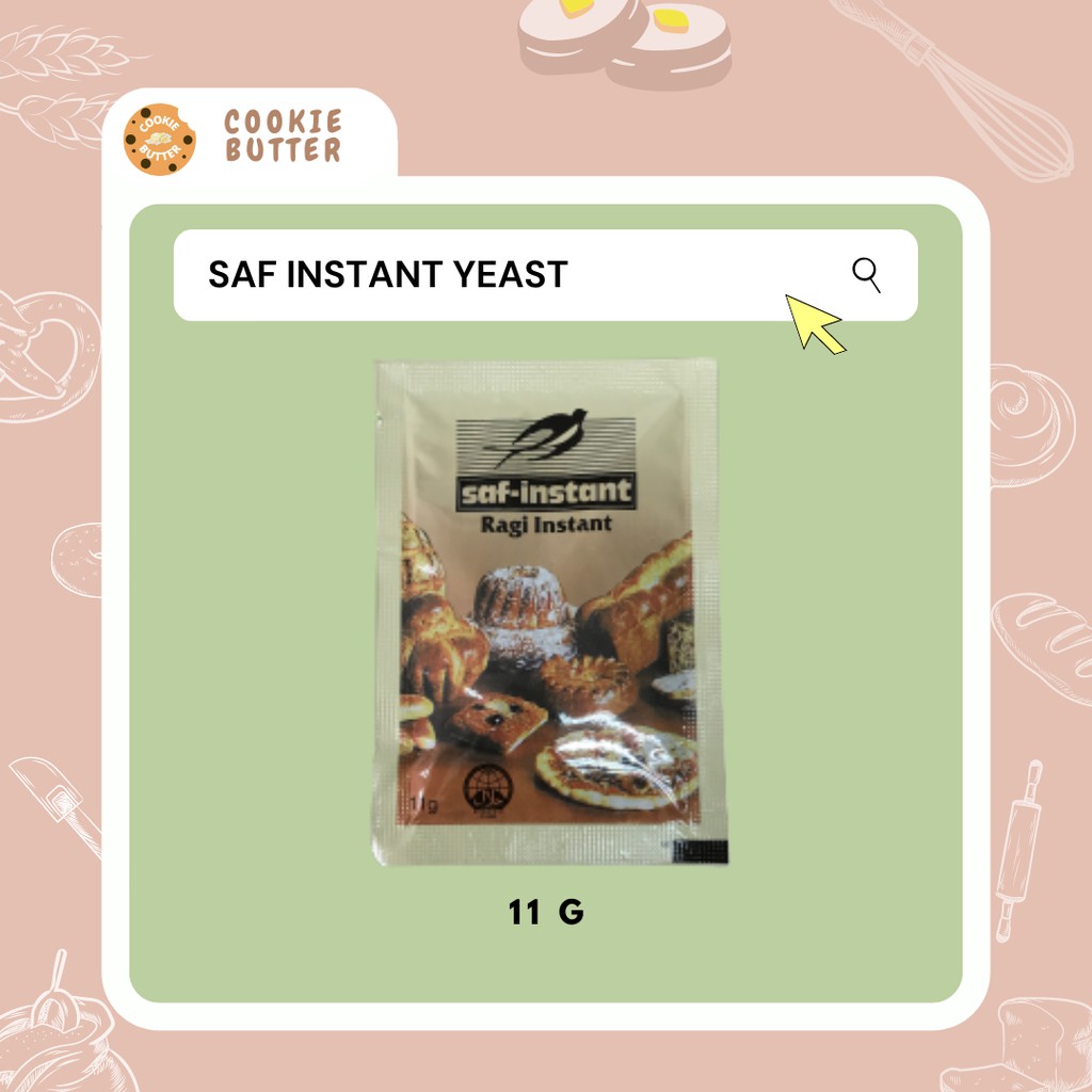 SAF INSTANT YEAST/Mauripan Instant Yeast/ Saf Instant Yeast 11G/Yis ...