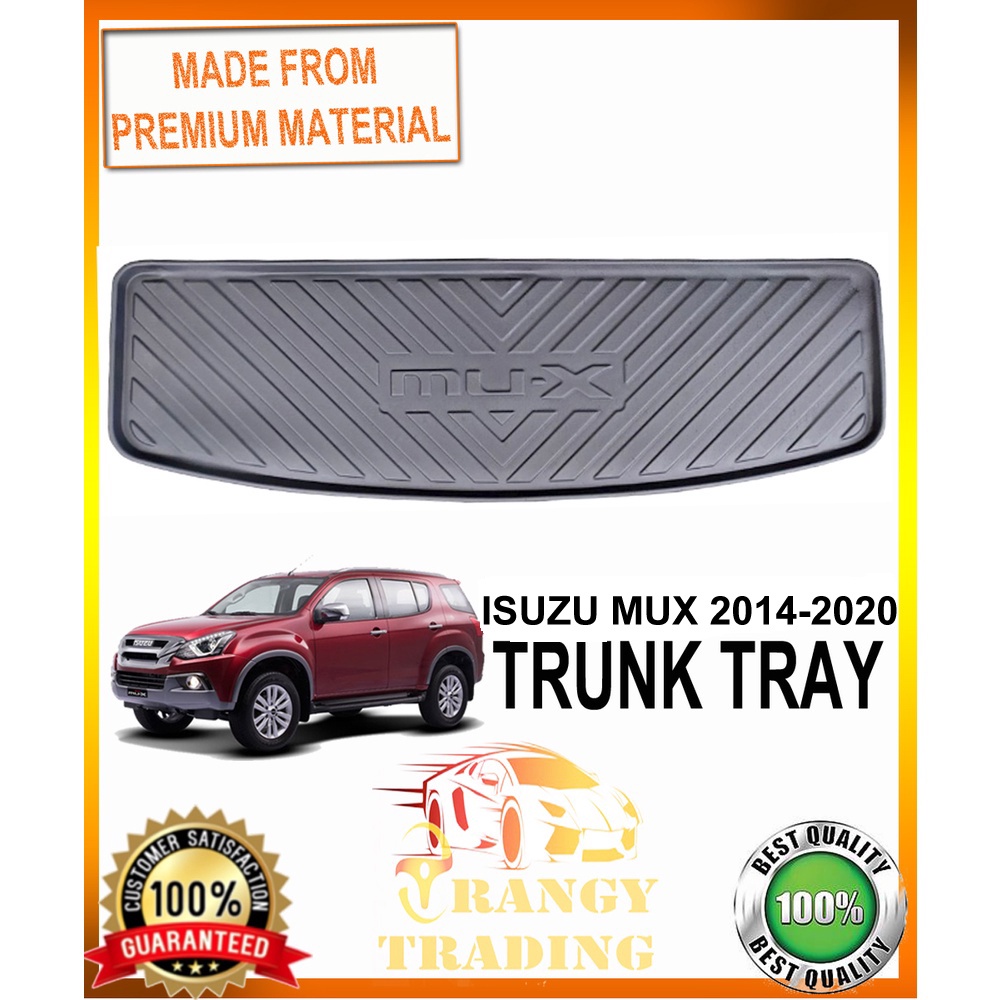 Isuzu MUX 2014 to 2024 Cargo Trunk Tray PREMIUM MATERIAL 2016 2017 2018 2019 2020 2021 2022 2023 ...