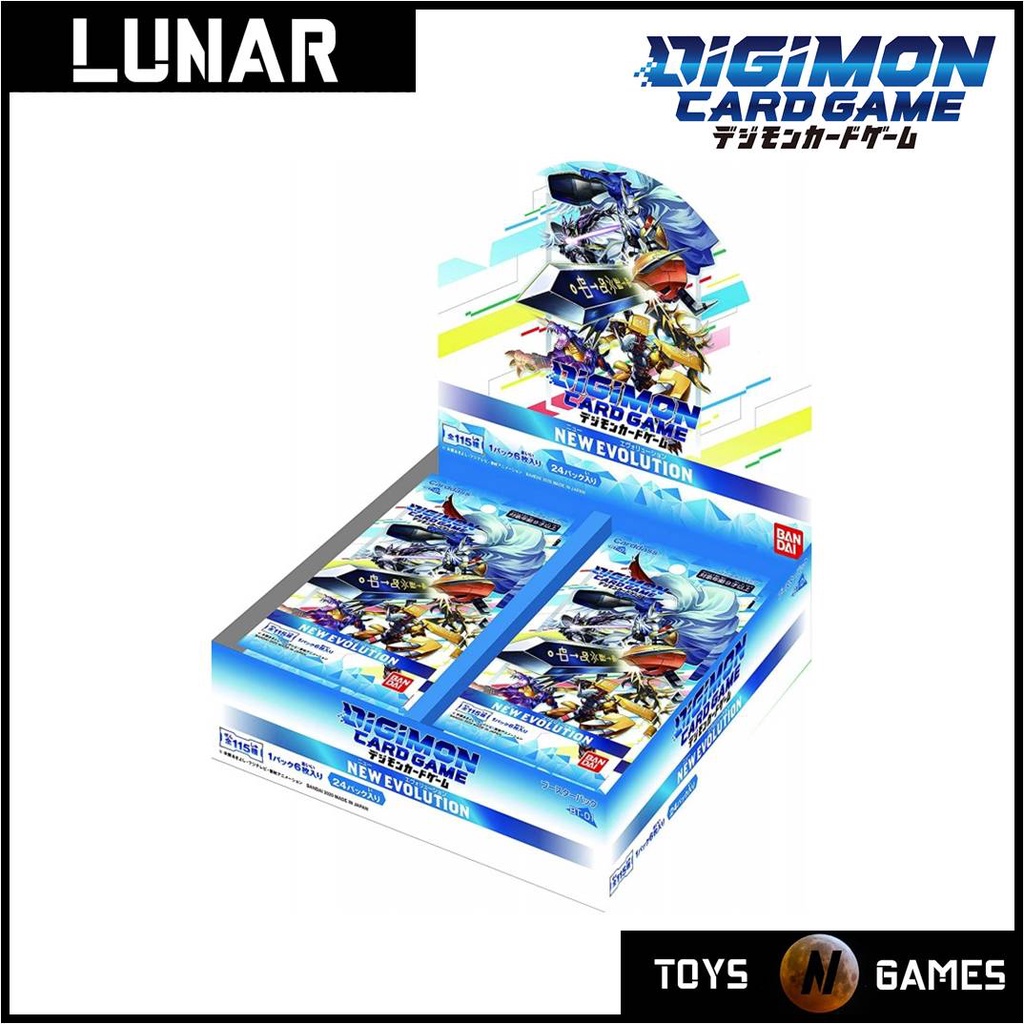 Digimon TCG Japanese BT01 New Evolution Booster Box [BT-01] | Shopee ...