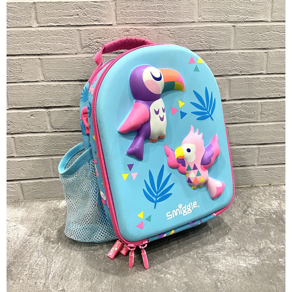 Smiggle Double Decker Lunch Box Backpack original (Preloved) Tas ...