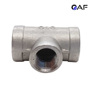 Stainless Steel SS316 Reducing Tee Fitting 1/8” to 2” BSPT Female ...