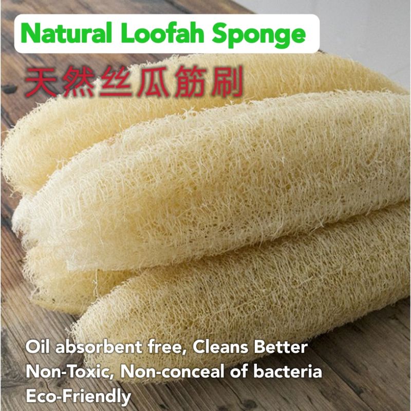 Loofah Dishes Wash / 天然丝瓜刷 / 瓜丝 / 洗碗 / Loofah Sponge / Natural Brush ...