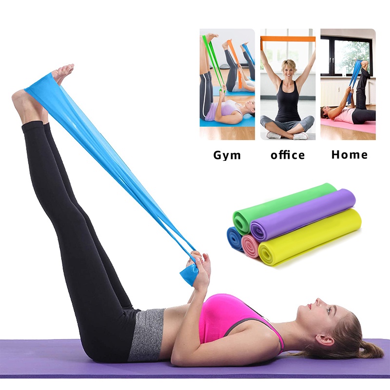 [SG Seller] Yoga Resistance Rubber Bands Fitness Elastic Bands Training ...