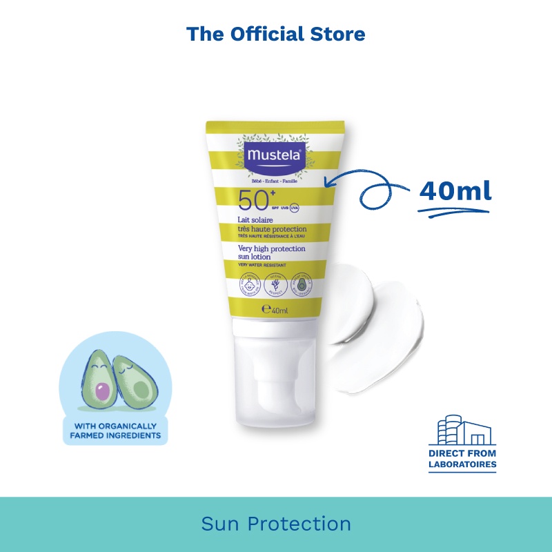 Mustela SPF50+ Very High Sun Protection Lotion 40ml (exp 07/2027 ...