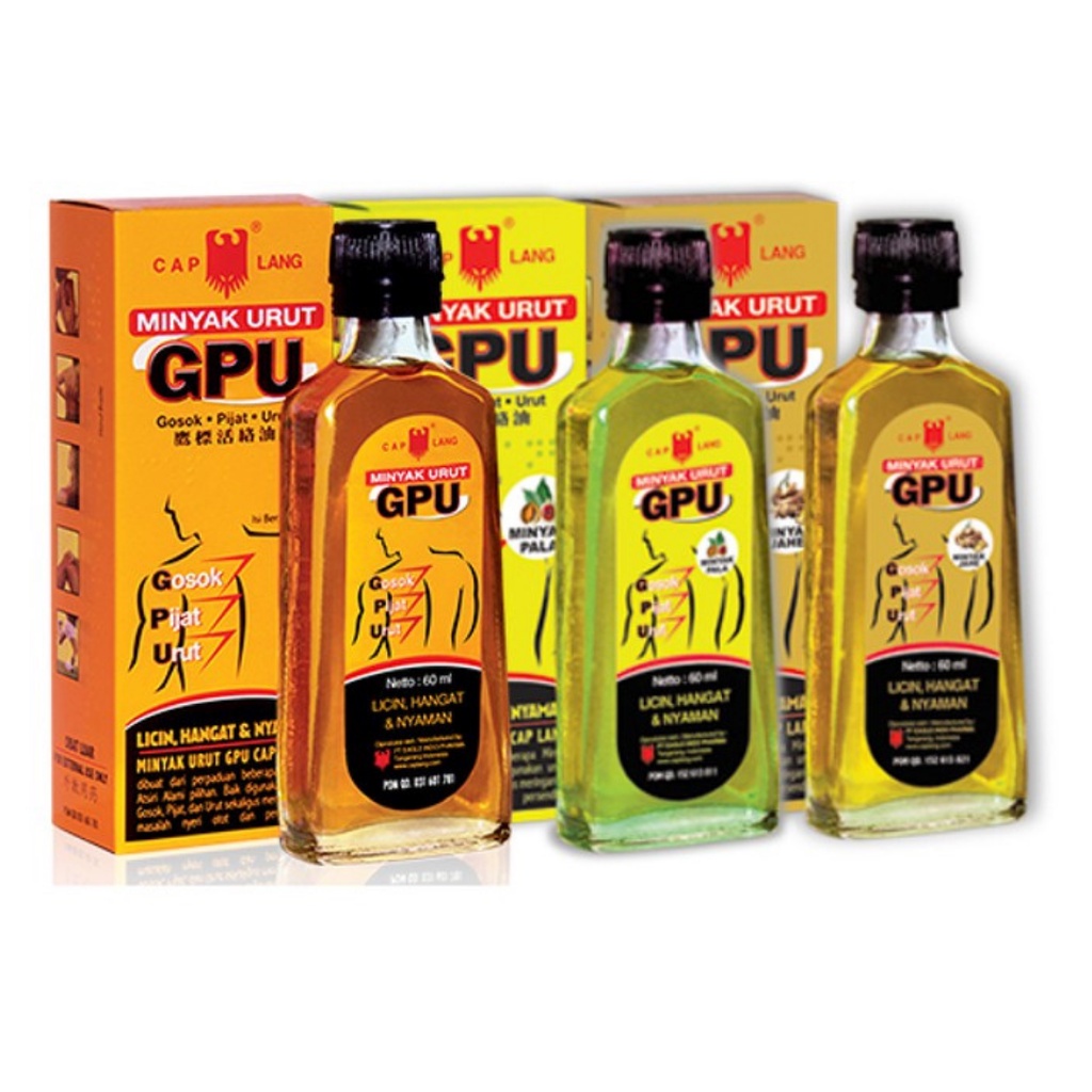 1PCS RM4.50*12PCS GPU Cap Lang Massage Oil LEMONGRASS OIL 30/s 60ml ...