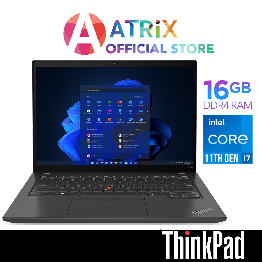 【Express Delivery】ThinkPad P14s Gen 2 | 20VX00D8SG | 14" FHD | i7 ...