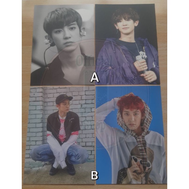 Postcard & A4 Poster Sehun Chanyeol Set Season greetings 2021 | Shopee ...