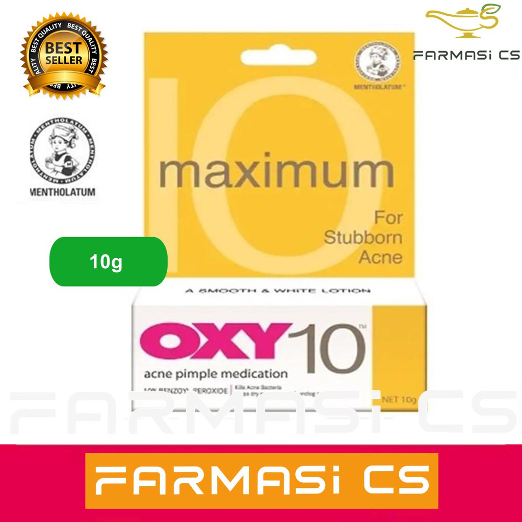 OXY 10 Acne Pimple Medication ( For Stubborn Acne ) 10g EXP:02/2027 ...