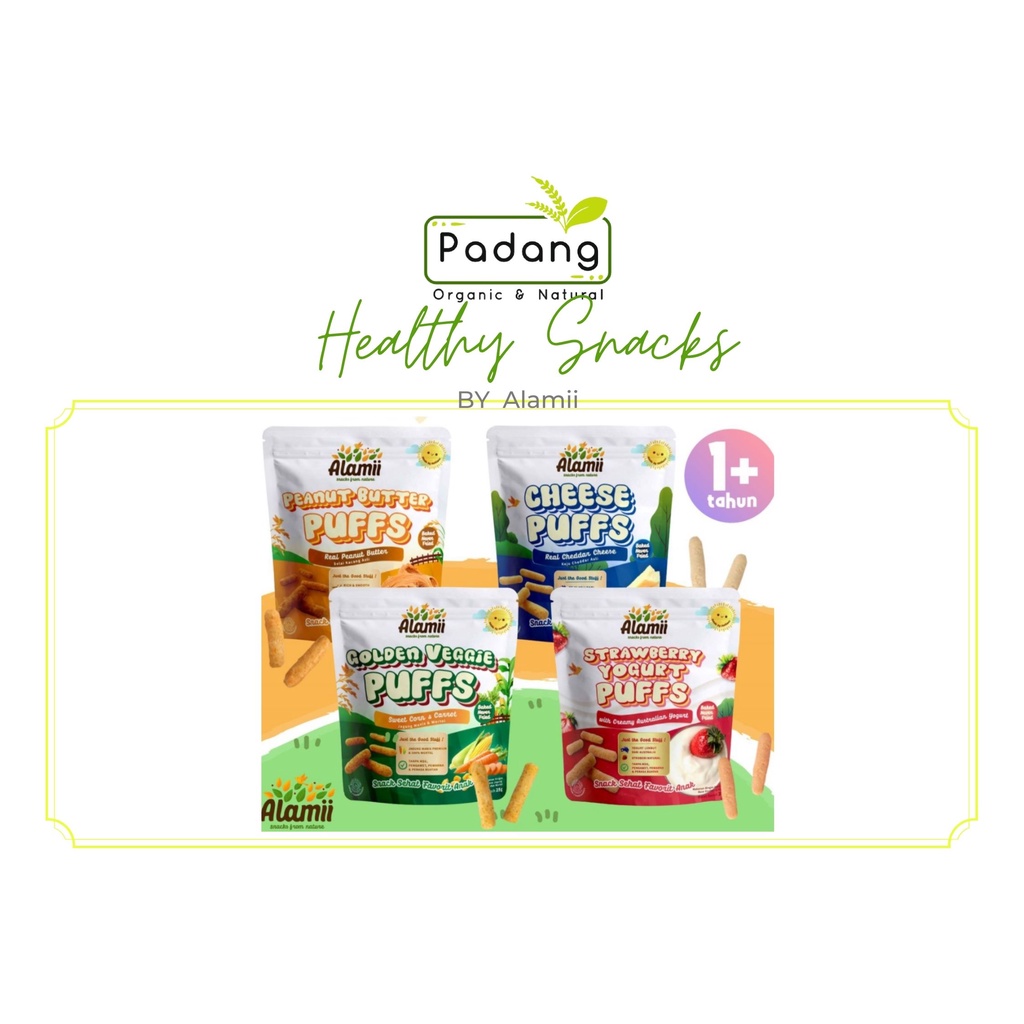 Alamii Puffs - Healthy Snacks For Kids (25gr) | Shopee Singapore