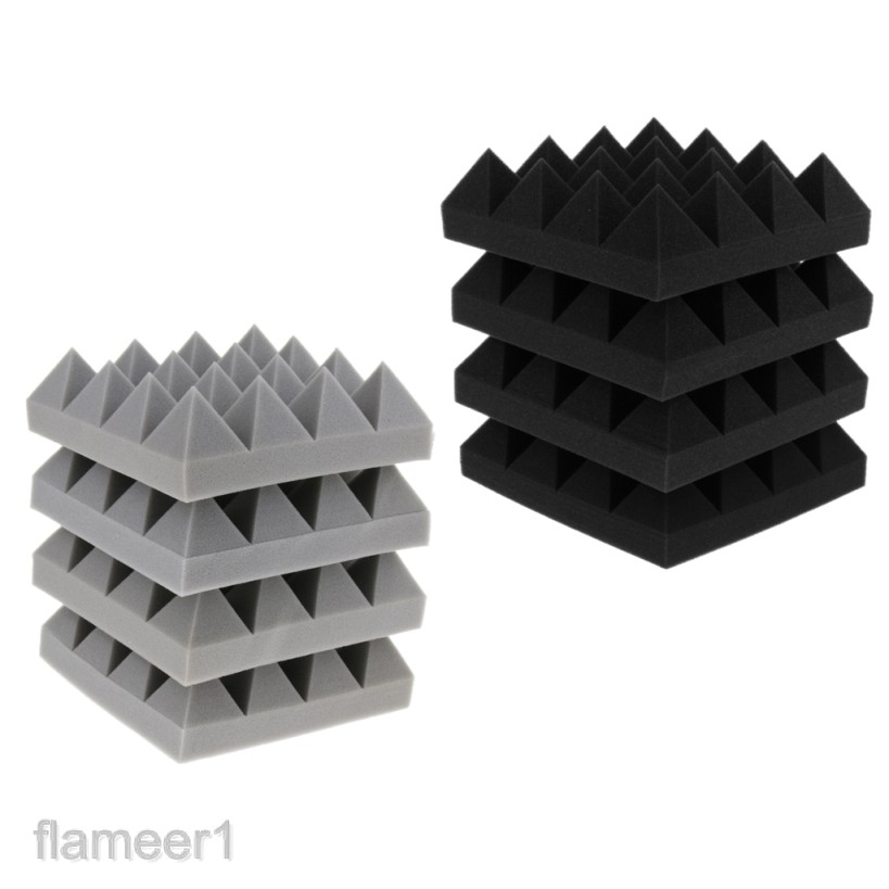 4 Pieces Soundproof Acoustic Foam Board | Shopee Singapore