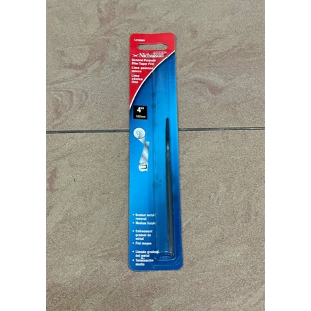 Nicholson General Purpose Slim Taper Triangular File / Kikir Tiga Segi ...