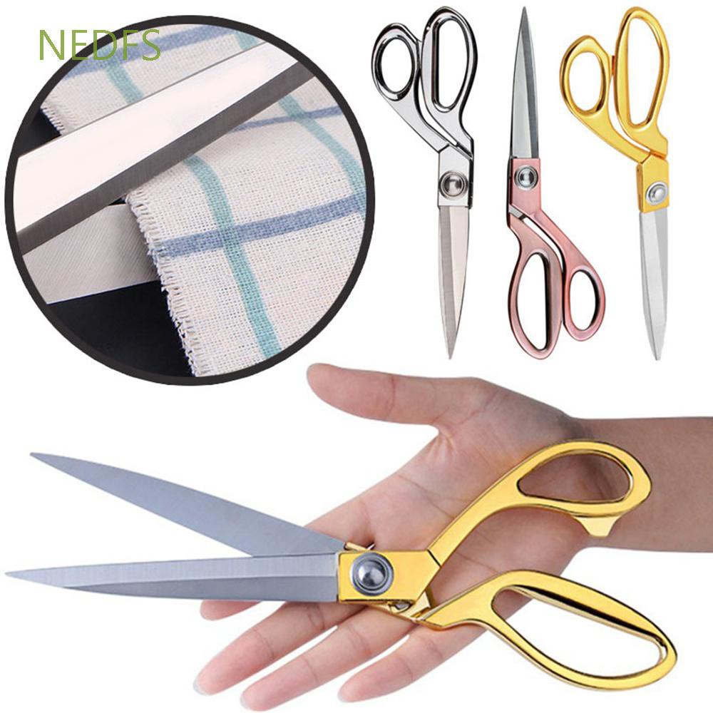 NEDFS DIY Tailor Scissor Textile Textile Cutter Shears Cut Sewing ...