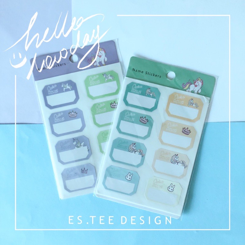 Name Stickers For Labeling Sticker self write waterproof sticker ...