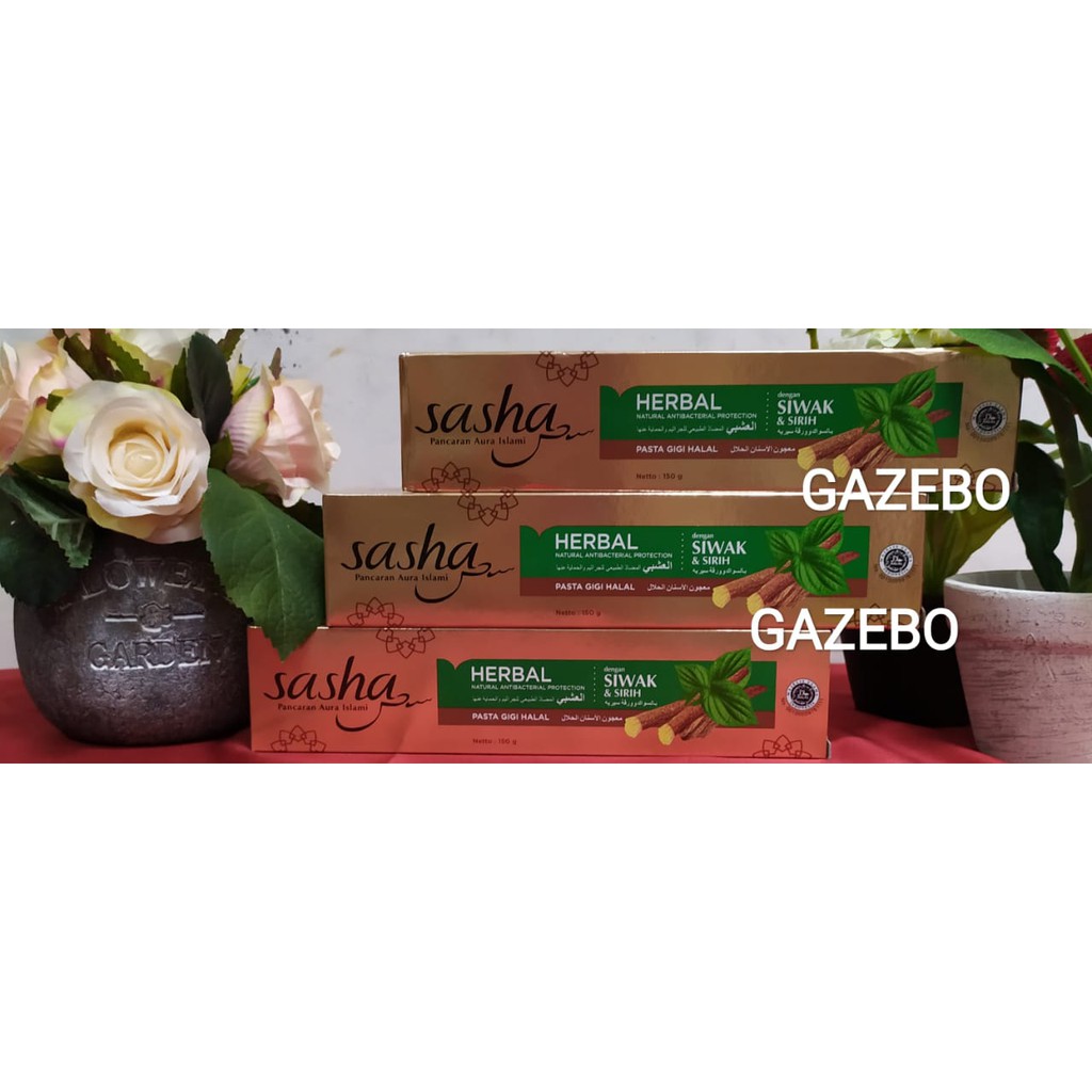 Sasha Herbal Toothpaste 150g | Shopee Singapore