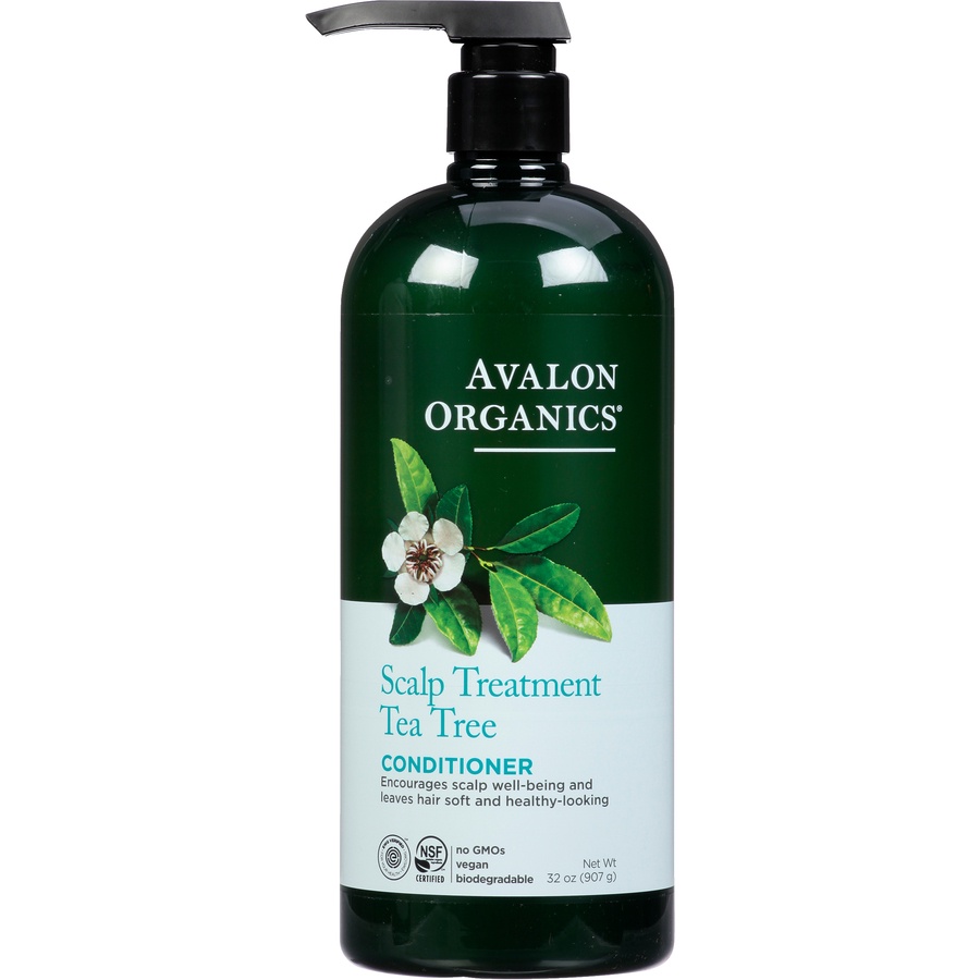 Avalon Organics Tea Tree Scalp Treatment Shampoo / Conditioner 946ml ...