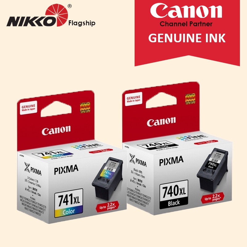 [Bundle of 2] Canon PG-740XL CL-741XL 740XL 741XL Ink for MG2170 MG2270 ...